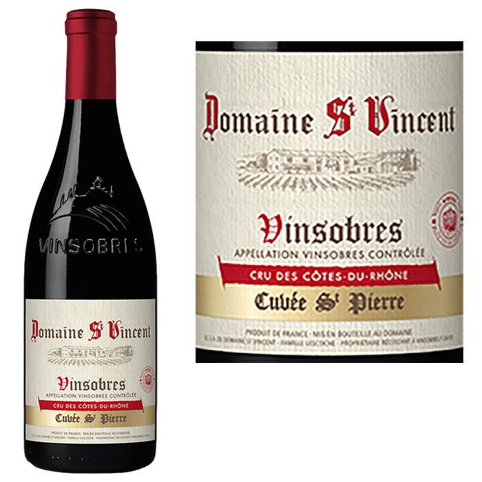 【楽天市場】クリュ ヴァンソーブル キュヴェ サン ピエール 2020Cru Vinsobres Cuvee Saint Pierre ...