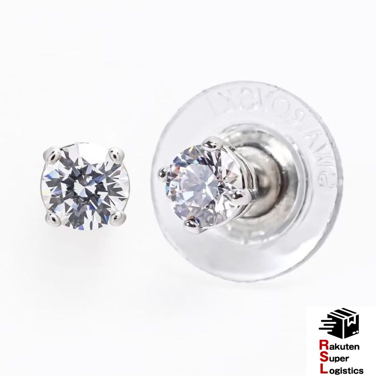 【楽天市場】最強配送 スワロフスキー SWAROVSKI ピアス スタッド アトラクト ラウンドカット シルバー 5408436 ...
