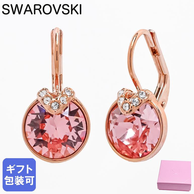 【楽天市場】スワロフスキー SWAROVSKI ピアス Bella V ドロップピアス ラウンドカット ピンク ローズゴールド 5662114 ...