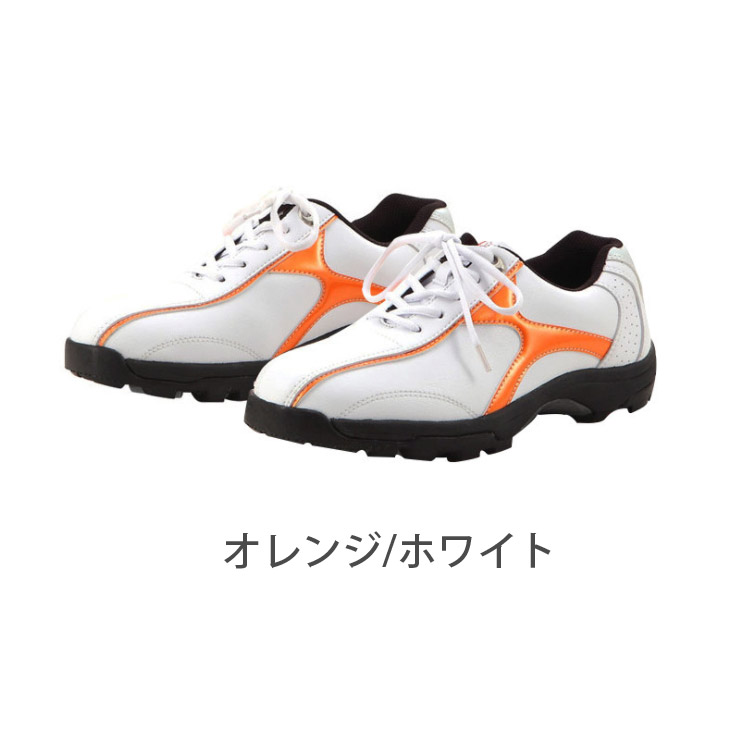 【楽天市場】ゴルフシューズ スパイク メンズ 24.0～26.5cm ホワイト：モードアリス