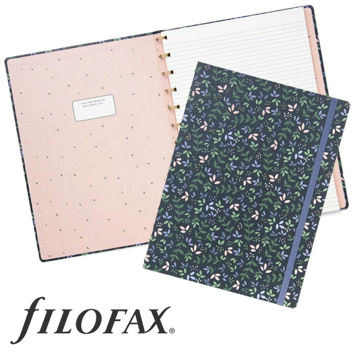 【楽天市場】ファイロファックス 詰め替え可能ノートブック A4サイズ ガーデン Garden A4 Notebook Dusk Filofax ...