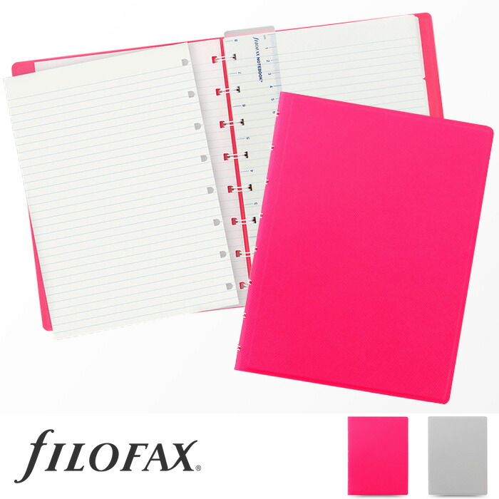【楽天市場】ファイロファックス 詰め替え可能ノートブック A5サイズ サフィアーノフルオロ Saffiano Fluoro Notebook ...