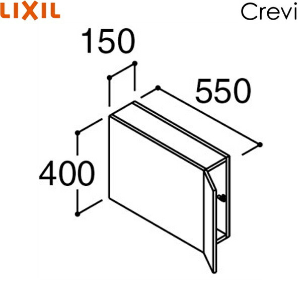 【楽天市場】RAU-156C/ハイグレード リクシル LIXIL/INAX クレヴィ アッパーキャビネット 奥行560タイプ 間口150()：みずらいふ