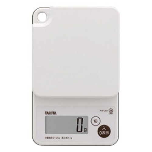 【楽天市場】タニタ KW-201-WH デジタルクッキングスケール (2kg) ホワイト：キムラヤ楽天市場店