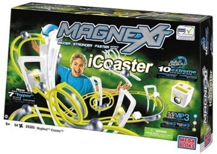 【楽天市場】メガブロック Magnext iCoaster アイコースター スペースワープ レールトイ 光る サウンド：all blue.