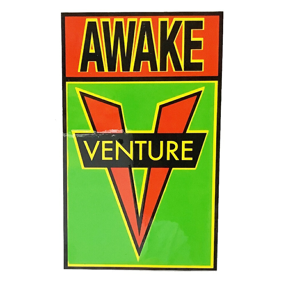 【楽天市場】VENTURE ベンチャー OG AWAKE STICKER(RED/GREEN) ステッカー：アーリーウープ楽天市場店