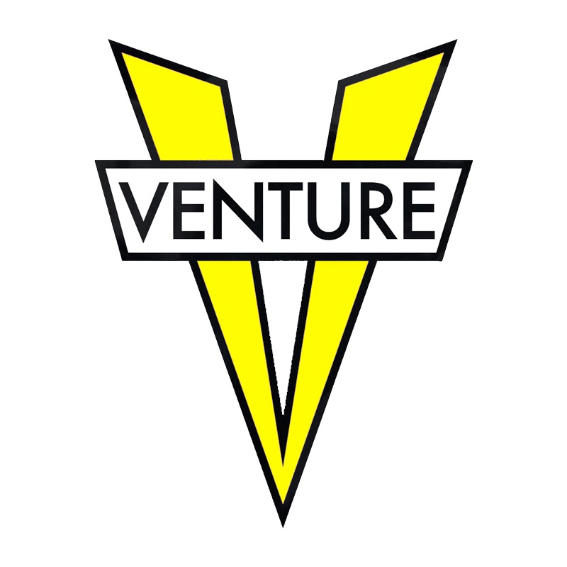 【楽天市場】VENTURE ベンチャー V DIE CUT STICKER MED ( YELLOW ) ステッカー：アーリーウープ楽天市場店