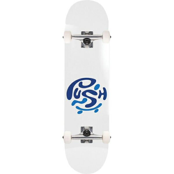 【楽天市場】プッシュ スケートボード PUSH SKATEBOARD／LOGO WHITE 6.5 キッズサイズ キッズ・コンプリートセット ...