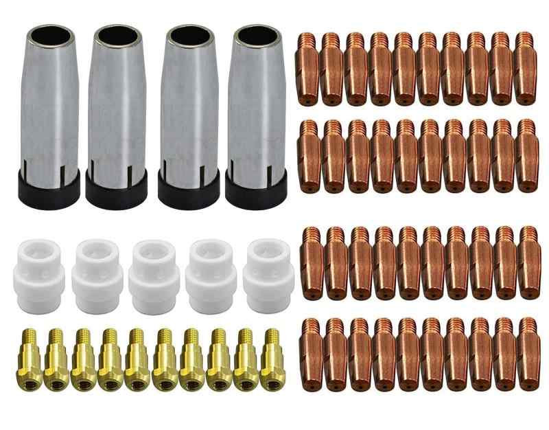 【楽天市場】RIVERWELD 59個 接触 ノズル 円錐形 ガス ノズル ノズル ブラケット & 24KD MB24 MIG MAG 溶接 ...