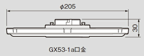 【楽天市場】東芝 LEDユニットフラット形 1700シリーズ φ205 16．3W 昼白色 GX53−1a口金 全光束1700lm LDF16NHGX53：オールライト