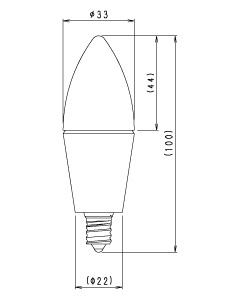 【楽天市場】訳あり商品 ENDO LEDZ LAMP LED電球 シャンデリア電球形 クリア 電球色タイプ 位相制御調光 フロストクリプトン球40W形 相当 4．3W E12口金 440lm ...
