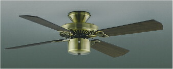 【楽天市場】KOIZUMI インテリアファン 簡易取付式 本体：金古美色メッキ （専用リモコン付） AM40383E：オールライト