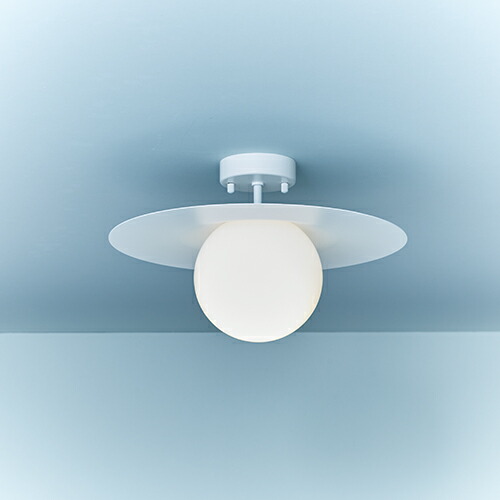 【楽天市場】MAXRAY 天井照明器具 シーリングライト Orb Plate Ceiling/オーブ プレートシーリングシリーズ マットホワイト 直付けタイプ 1灯 E17口金用（ランプ別売り ...