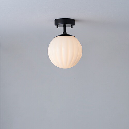 【楽天市場】MAXRAY Orb series Rib/オーブシリーズ リブ シーリングライト Φ150 直付け ブラック E17口金 ランプ別売 ML3019002(OP01710 ...