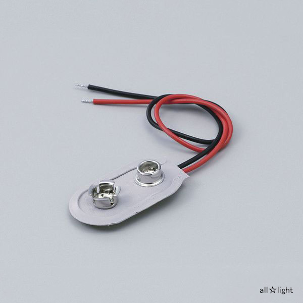 【楽天市場】ELPA バッテリースナップ 6F22（006P）型用 リード線10cm付 PP18NH：オールライト