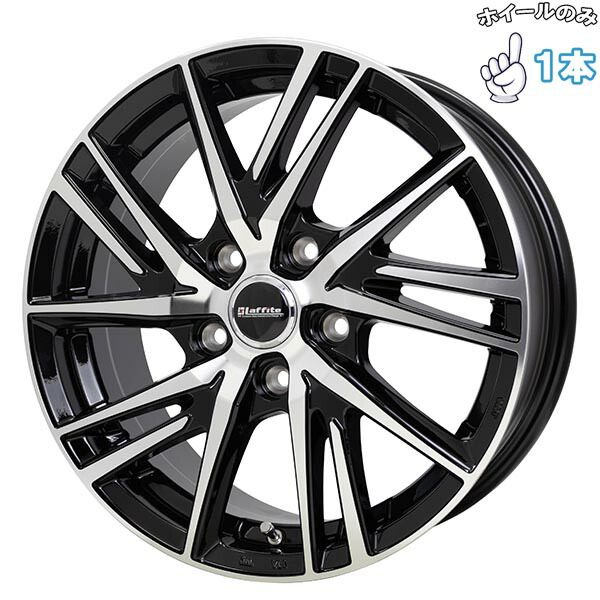 【楽天市場】新品 アルミホイール 1本 17インチ | ホットスタッフ (HOTSTUFF) ラフィット LW-062 ブラックポリッシュ 7J +38 5穴114.3：TireShop ...