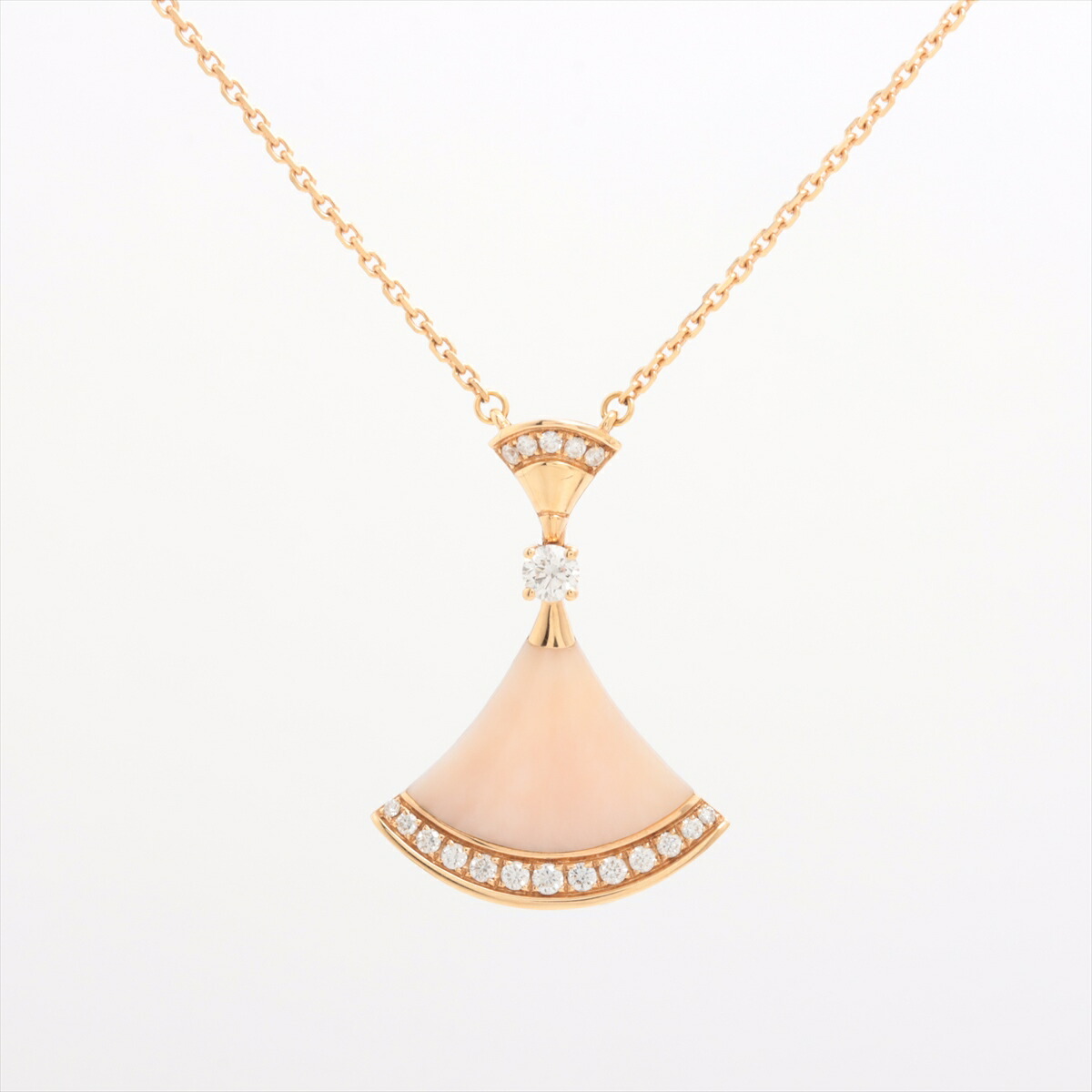 【楽天市場】【中古】ブルガリ ディーヴァドリーム ピンクオパール ダイヤ ネックレス 750(PG) 6.6g 354340：ALLU 楽天市場店