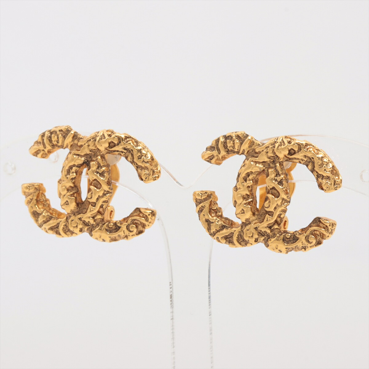 【楽天市場】【中古】シャネル ココマーク 93A イヤリング(両耳用) GP ゴールド 唐草模様：ALLU 楽天市場店