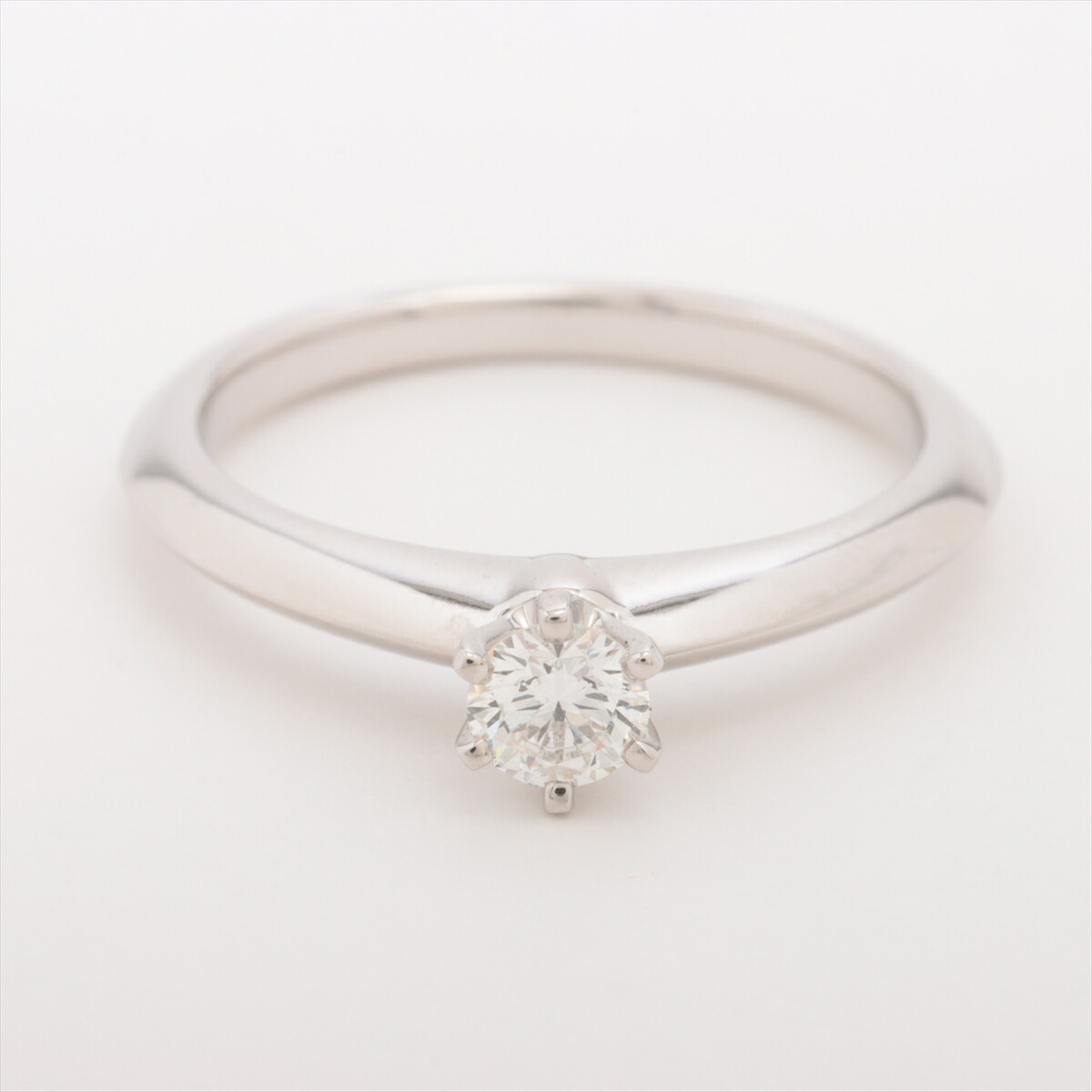 【楽天市場】【中古】ティファニー ソリテール ダイヤ リング Pt950 3.8g D0.20 H VVS1 3EX NONE：ALLU 楽天市場店