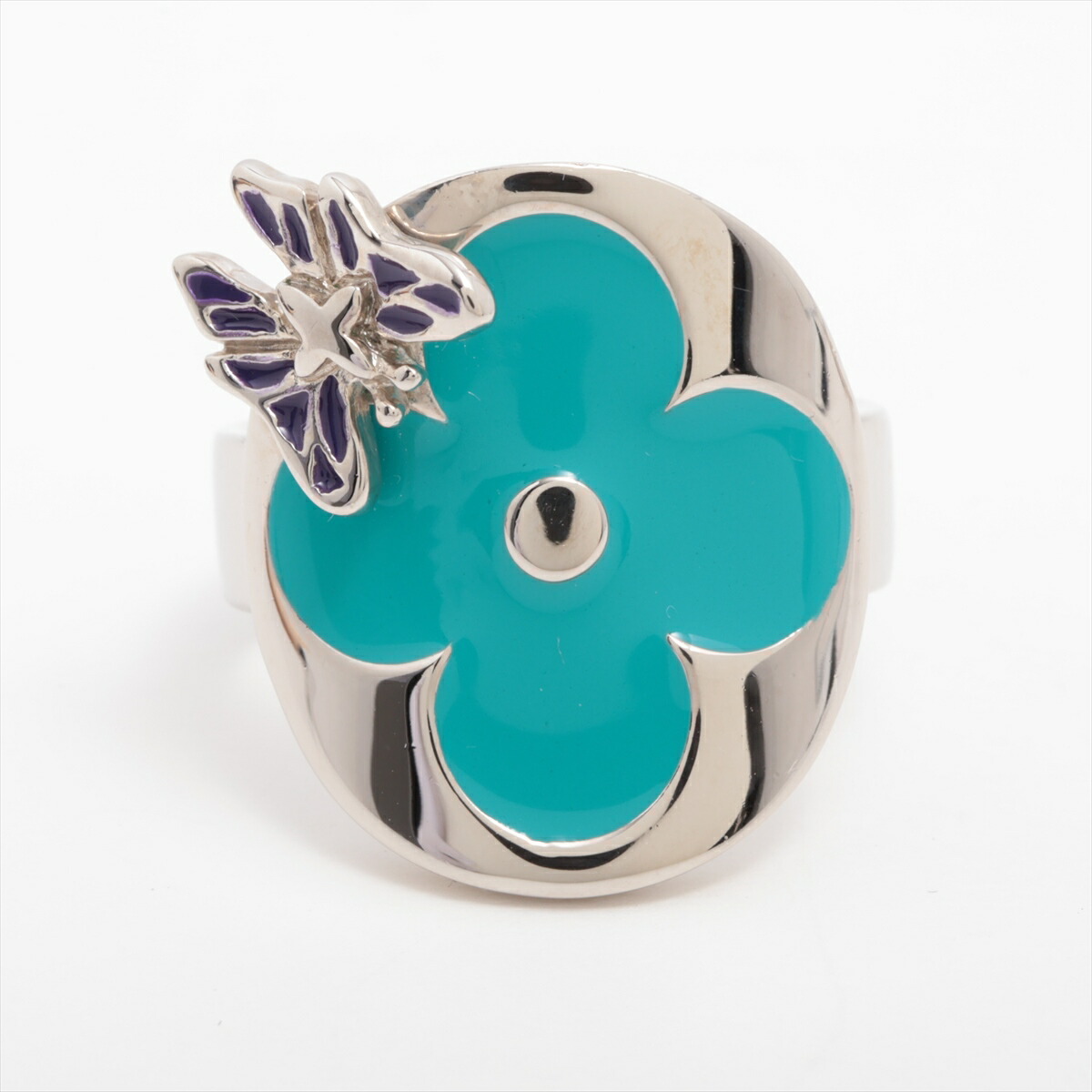 【楽天市場】【中古】ヴィトン MP2452 バーグセットフォー LV フェアリーテイル LE0169 リング M メタル シルバー 4点中の3 ...