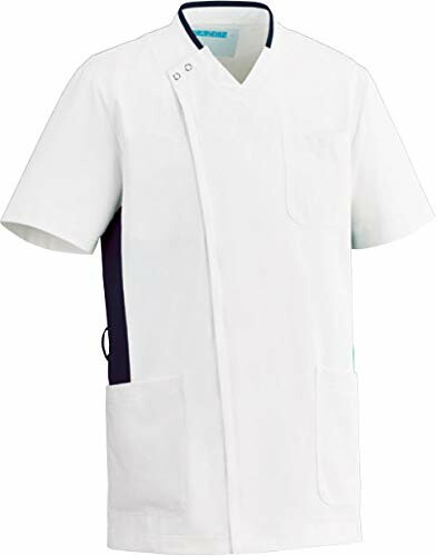 【楽天市場】カゼン(KAZEN) メンズスクラブ ホワイトxネイビー M 038-28：アルメリア楽天市場店