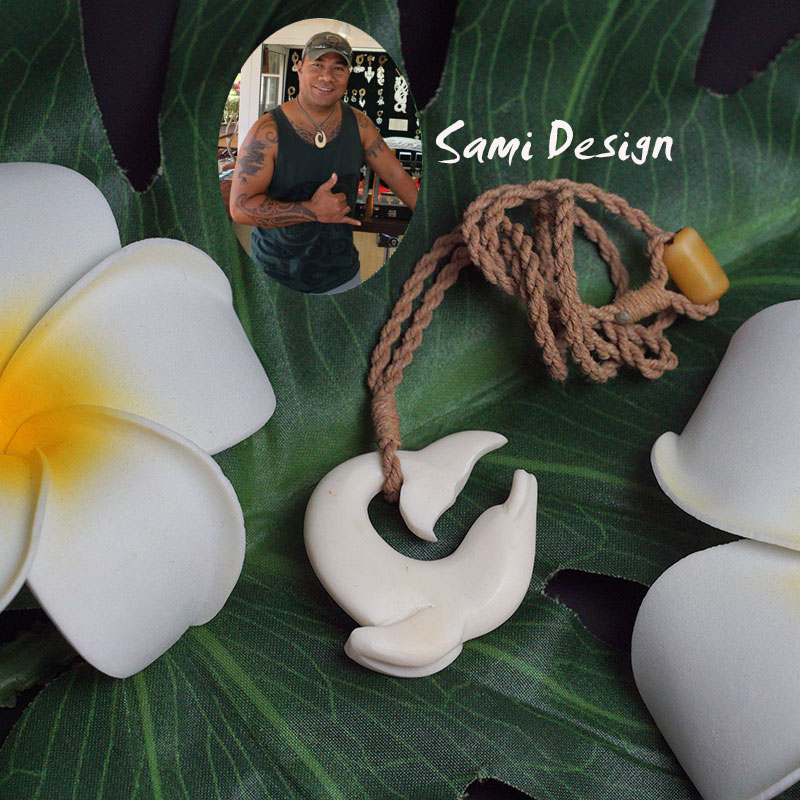 【楽天市場】フィッシュフック ハワイアンジュエリーSami Design 1点モノ★再入荷無し★トラディショナルスタイル！Dolphin ...