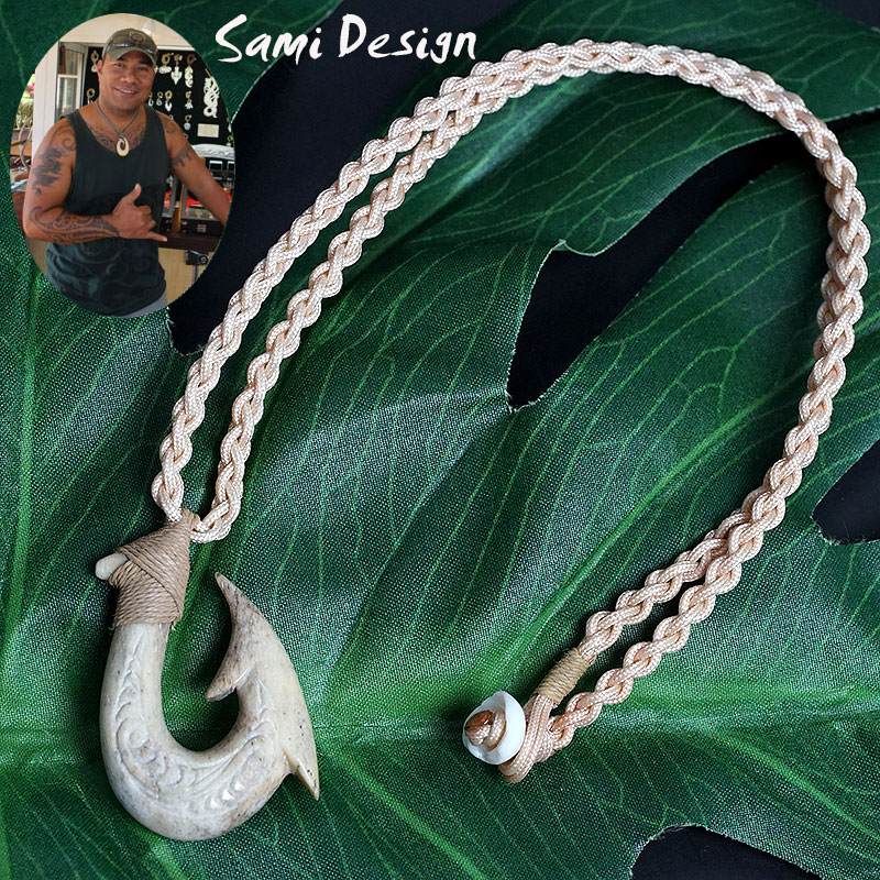 【楽天市場】フィッシュフック ハワイアンジュエリーSami Design 1点モノ★再入荷無し★Fish Hook L ハワイの伝統的貴重な ...