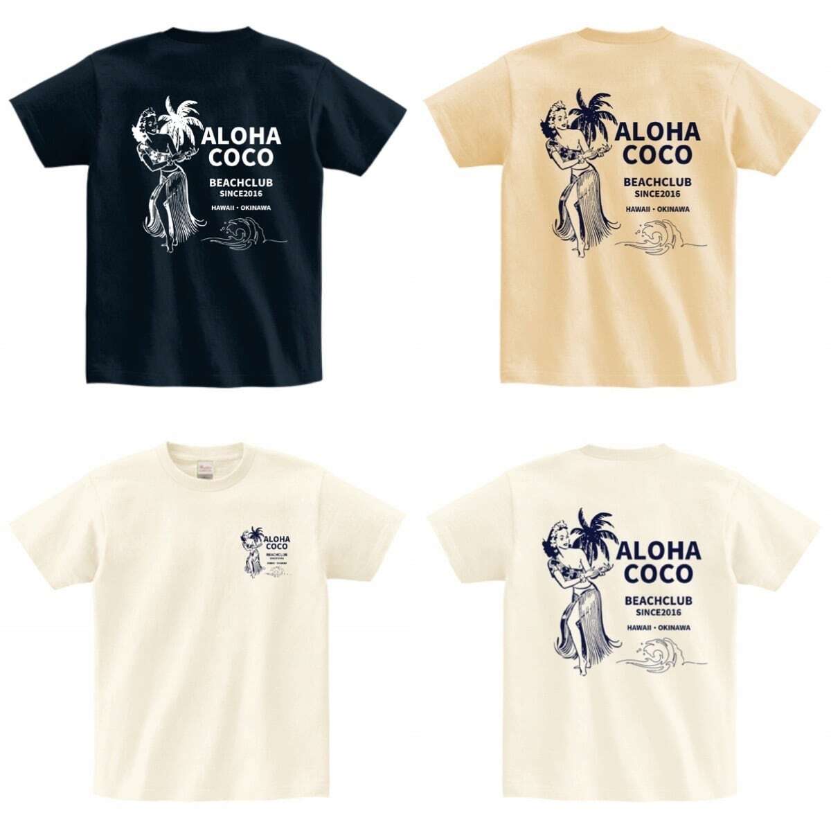 【楽天市場】Hawaiian wave tee(3COLOR)：ALOHACOCO