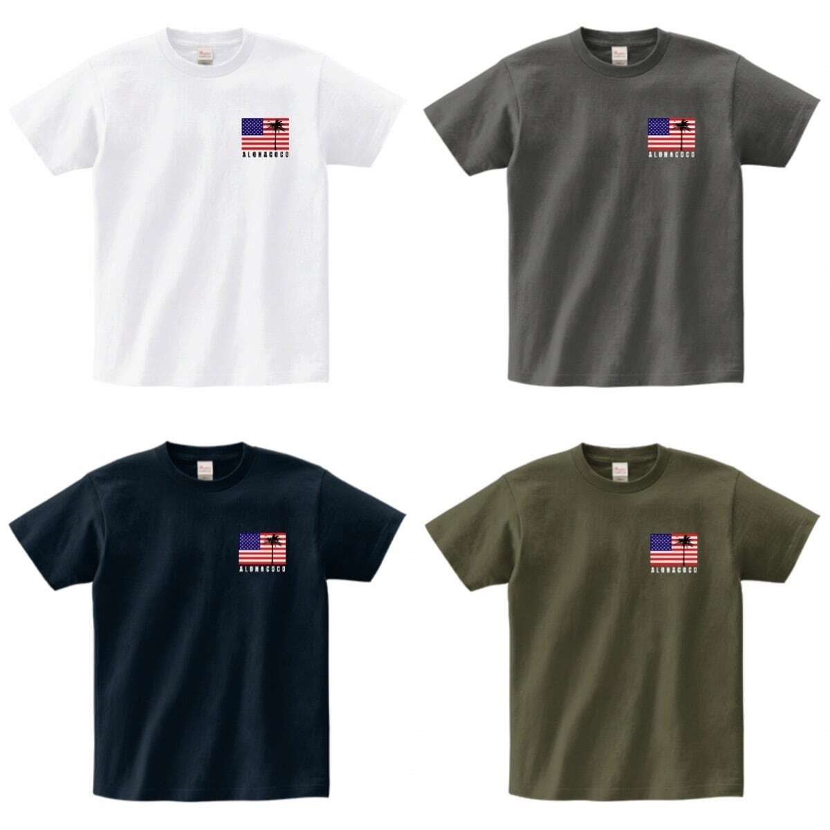 【楽天市場】星条旗USA 2023 UNISEX TEE(4COLOR)：ALOHACOCO