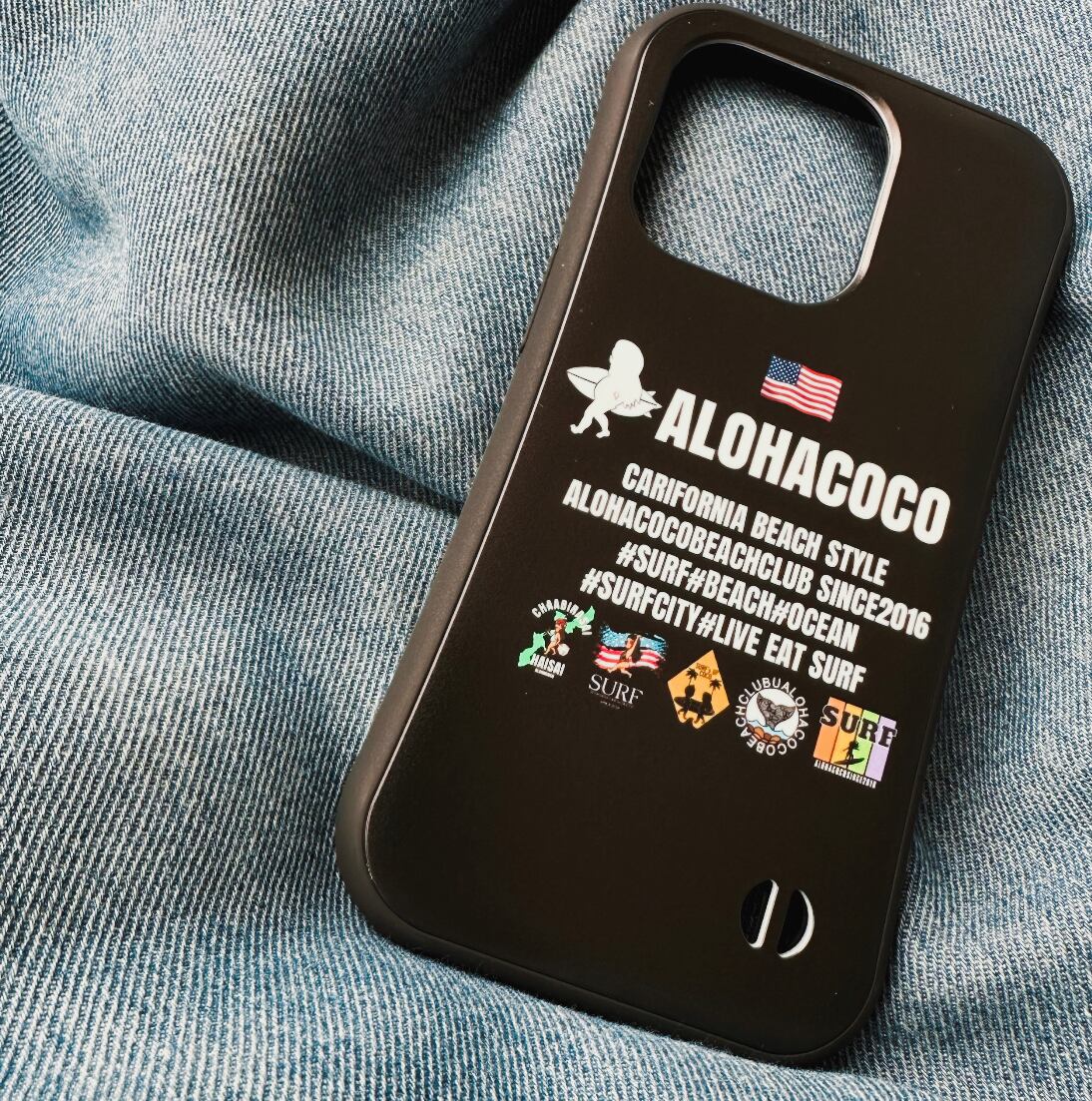 【楽天市場】ALOHACOCO人気ロゴcollection【耐衝撃グリップケース】：ALOHACOCO