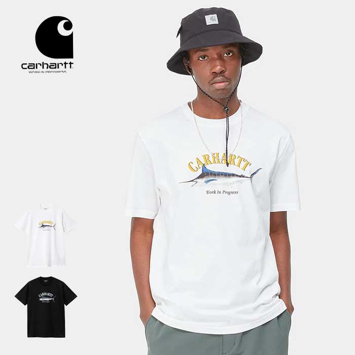 【楽天市場】【10日最大P19倍】カーハートWIP Tシャツ carhartt (I032035) S/S MARLIN T-SHIRT ...