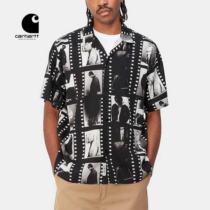 【楽天市場】【最大P19倍!!30日は5と0のつく日!!】カーハート シャツ carhartt I033070 S/S PHOTO STRIP ...