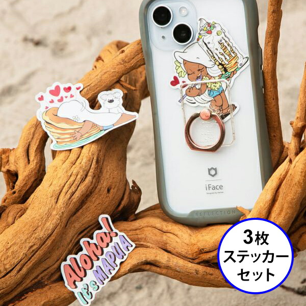 【楽天市場】ステッカー シール セット 3枚入り ハワイ ALOHA MAPUA（アロハマプア） スマホ 携帯 パソコン PC タブレット デコ デコレーション ハワイアン 雑貨 小物 日用品 ...