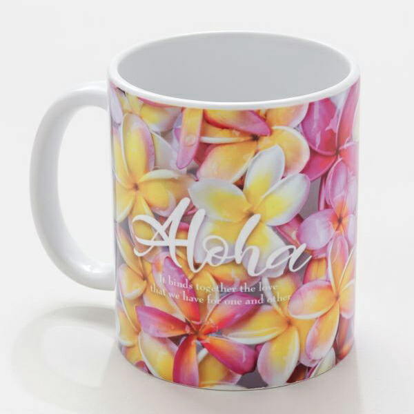 【楽天市場】マグ マグカップ コップ 食器 ハワイアン キッチン 用品 雑貨 おしゃれ かわいい プルメリア 花柄 南国 リゾート カフェ （レアフォト） ギフト プレゼント：ALOHA ...