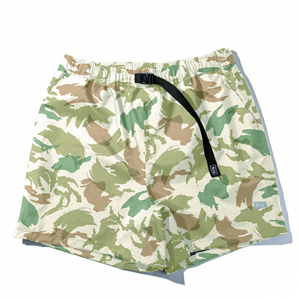 【楽天市場】キウ アウトドア レインパンツ ウォータープルーフ ショーツ K206-260 : サンド×スモークグリーン KiU：アルペン楽天市場店