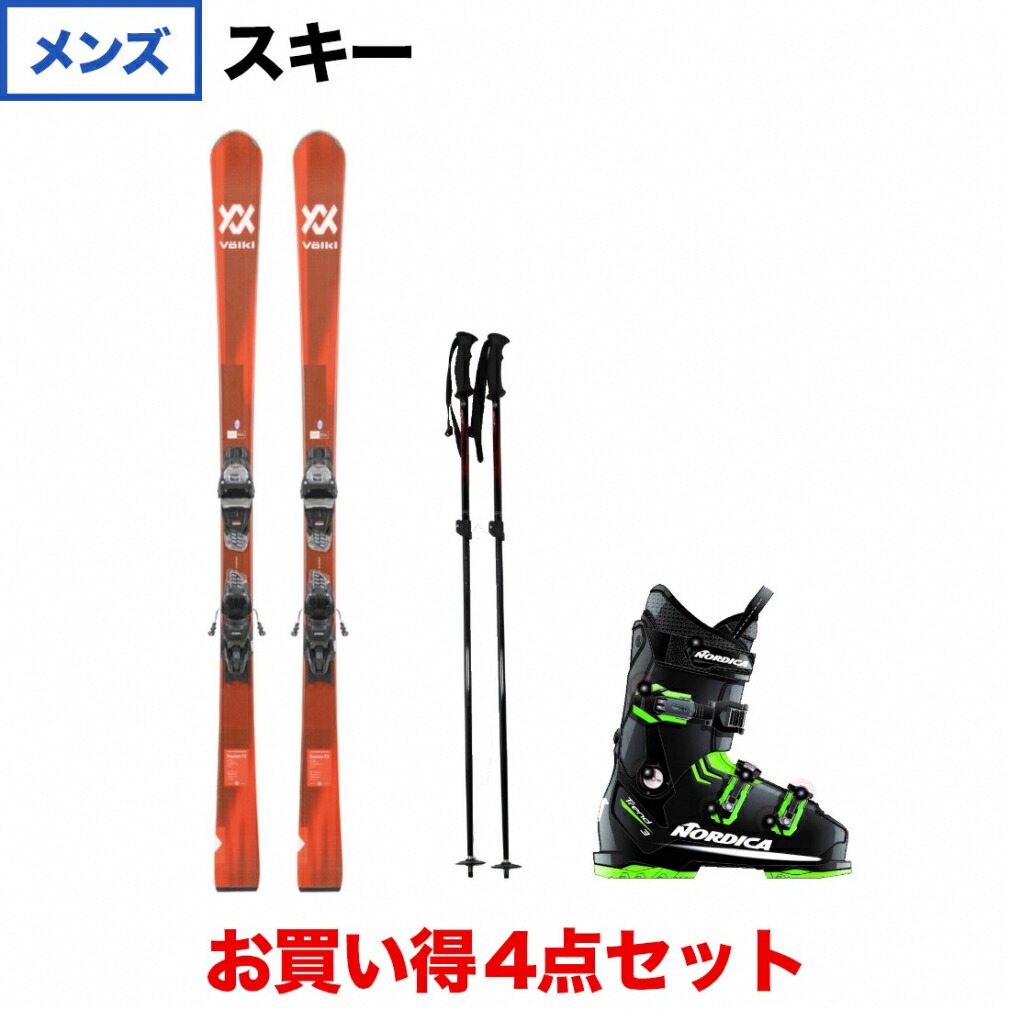 【楽天市場】最大10％OFFクーポン 【1/20】 フォルクル DEACON 7.2SMC VMOTION ＆ NORDICA TREND 3 ...