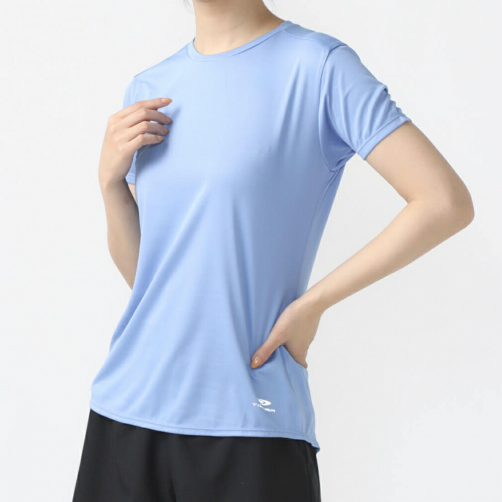 【楽天市場】ティゴラ レディス 陸上 ランニング UPF50+ 無地半袖Tシャツ TR-3R2224TS : ブルー TIGORA：アルペン楽天市場店