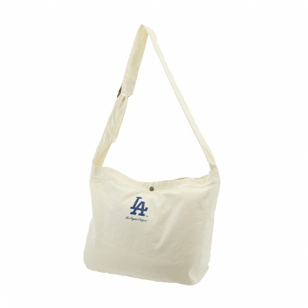 【楽天市場】野球 小物 MLBショルダLAD ロサンゼルス・ドジャース LA-SD27 キャンバスBIGショルダーバック : ホワイト：アルペン楽天市場店
