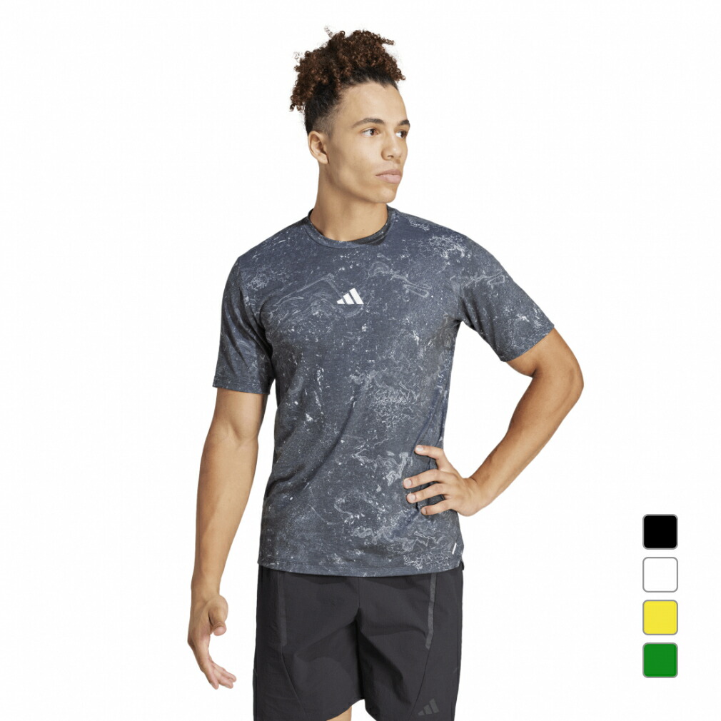 【楽天市場】最大10％OFFクーポン 【2/18～2/25】 アディダス メンズ 半袖 Tシャツ パワー ワークアウト 半袖Tシャツ ...
