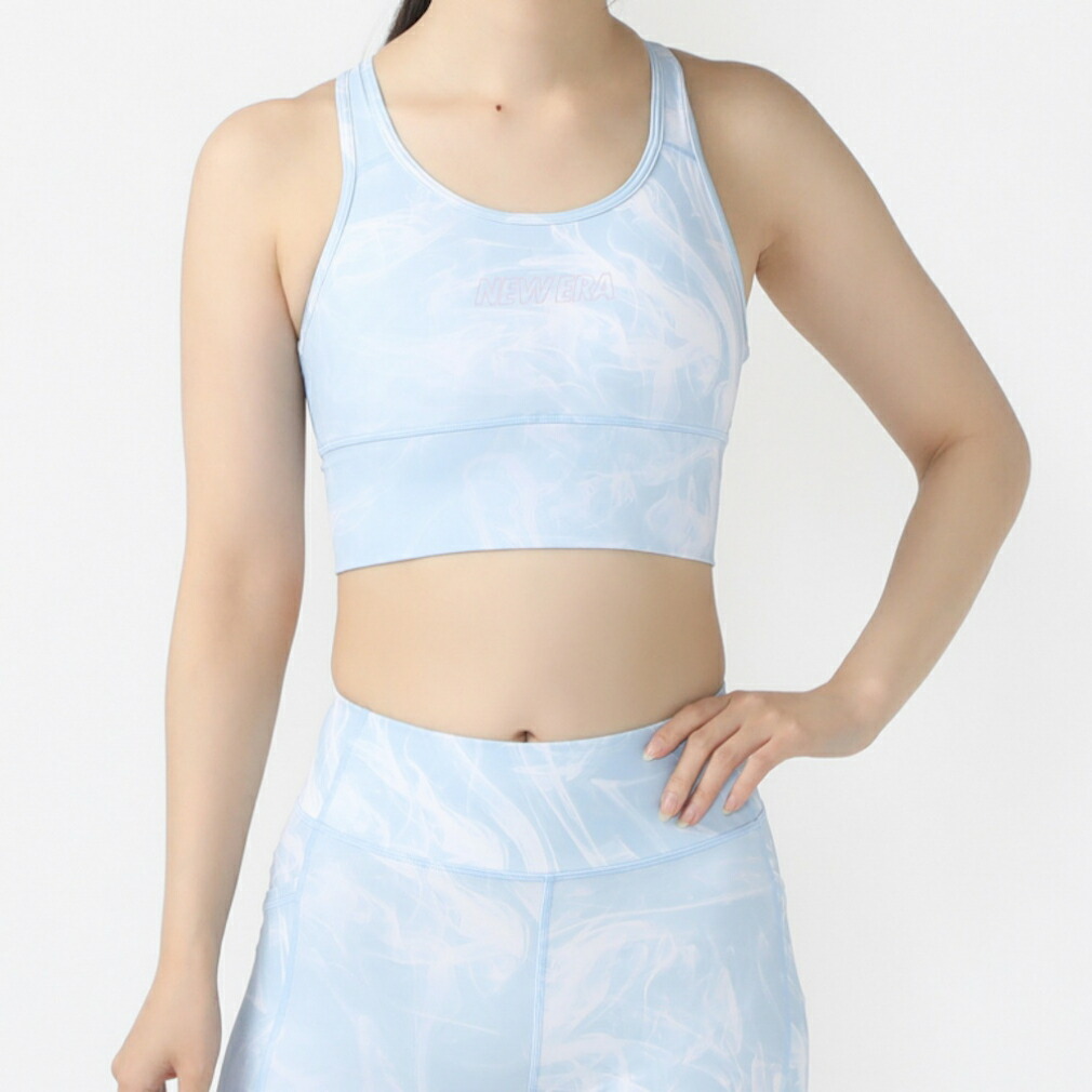 【楽天市場】最大10％OFFクーポン 【3/18～3/26】 ニューエラ レディース スポーツブラ PAW BRA TOP BLU ...