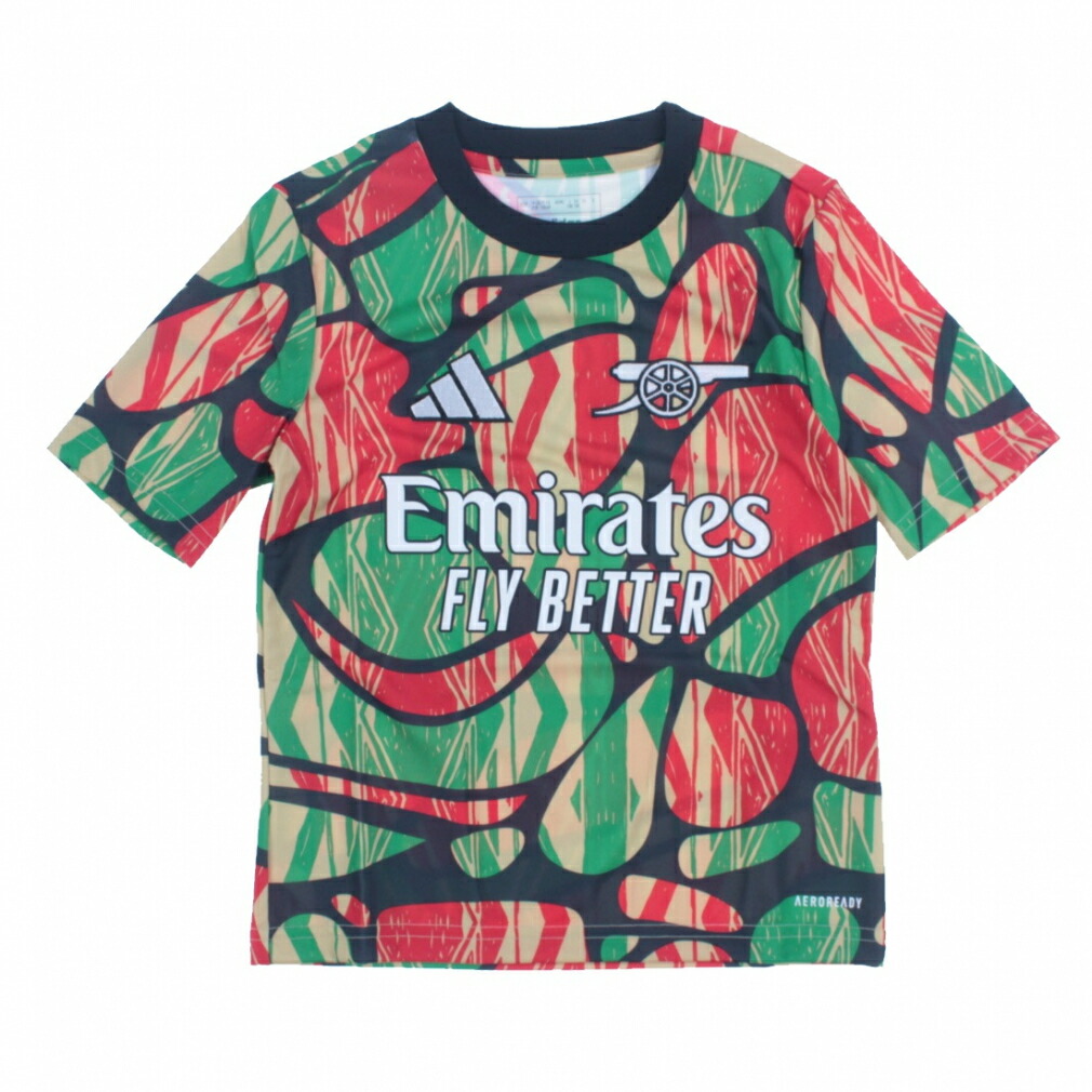 【楽天市場】アディダス ジュニア(キッズ・子供) サッカー/フットサル ライセンスシャツ アーセナル プレマッチ ジャージー IS9994 ...