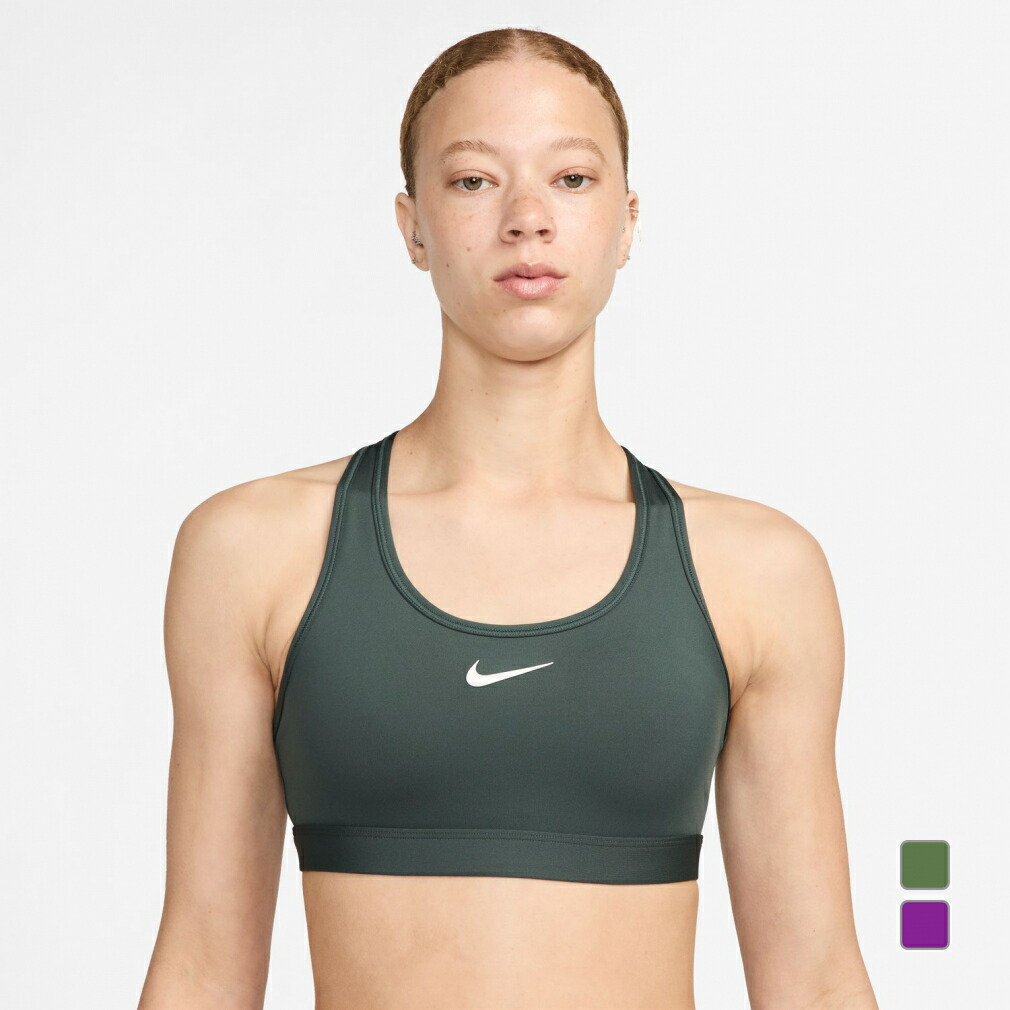 【楽天市場】最大10％OFFクーポン 【4/4~4/10】 ナイキ レディース スポーツブラ ウィメンズ スウッシュ MED SPT ブラ DX6822 スポーツウェア ヨガウェア NIKE ...