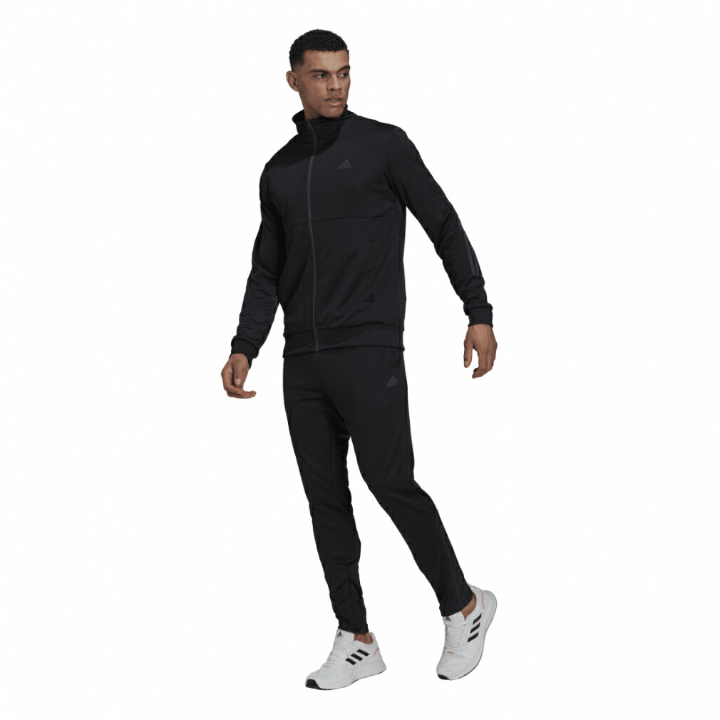 【楽天市場】11/15限定★抽選で最大100％Pバック アディダス メンズ ジャージ 上下セット スリム ジップ トラックスーツ KC613 ...