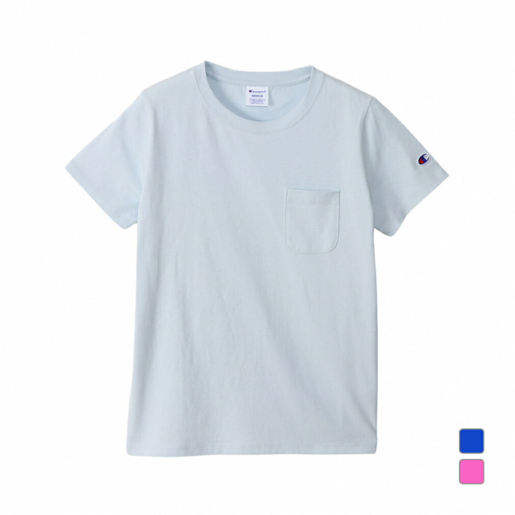 【楽天市場】チャンピオン レディース 半袖 Tシャツ SHORT SLEEVE POCKET T-SHIRT CW-X336 スポーツウェア Champion：アルペン楽天市場店