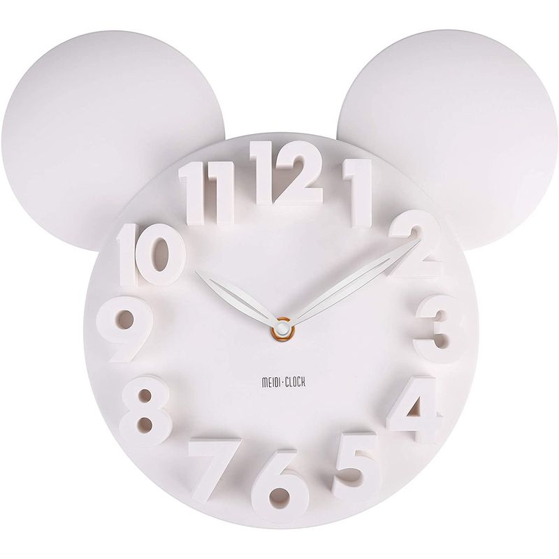 【楽天市場】3Dウォールクロック ミッキーマウス ディズニー 壁掛け 時計 MEIDI CLOCK Modern Design Mickey ...