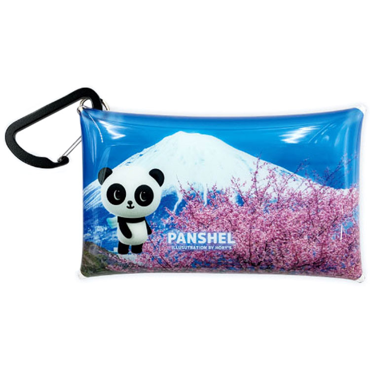 【楽天市場】パンシェル クリアマルチケースS 富士山と桜 正面 210093 PANSHEL 天使のパンダ ぱんだ：キャラクターハウス キャロル