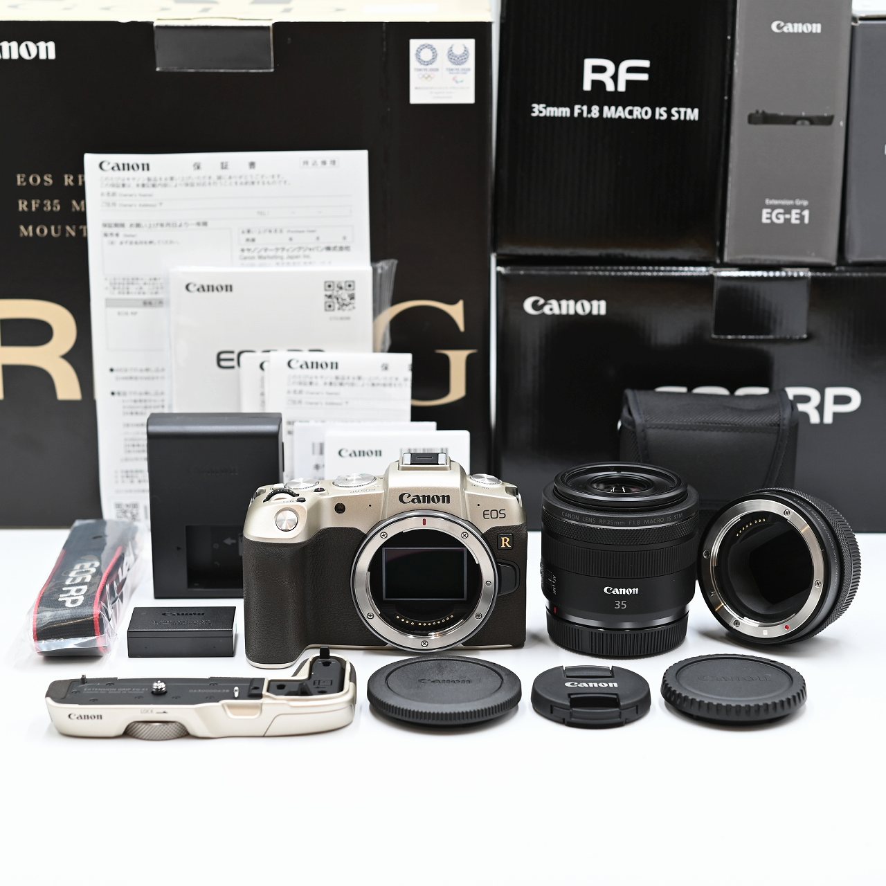 【楽天市場】Canon キヤノンミラーレス一眼 カメラ EOS RP GOLD ゴールド RF35 MACRO IS STM マウント ...