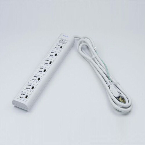 【楽天市場】エルパ ELPA OAマルチタップ 7個口 2m 接地型 WBN-S7203B(G)：ドラッグスーパー alude