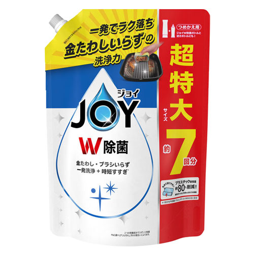 【楽天市場】P＆G 除菌ジョイ コンパクト 詰替用 超特大サイズ 930ml 食器用洗剤 洗剤 食器用 キッチン用 食器 洗浄 JOY：ドラッグスーパー alude
