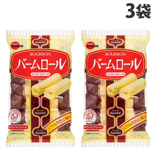 【楽天市場】【エントリーでポイント10倍】ブルボン バームロール 7本入×3袋 お菓子 洋菓子 BOURBON 小腹 おやつ ロールケーキ：ドラッグスーパー alude